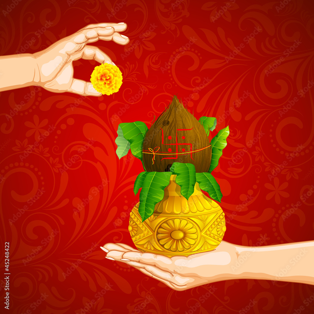 Prayer and Offering Stock Vector | Adobe Stock