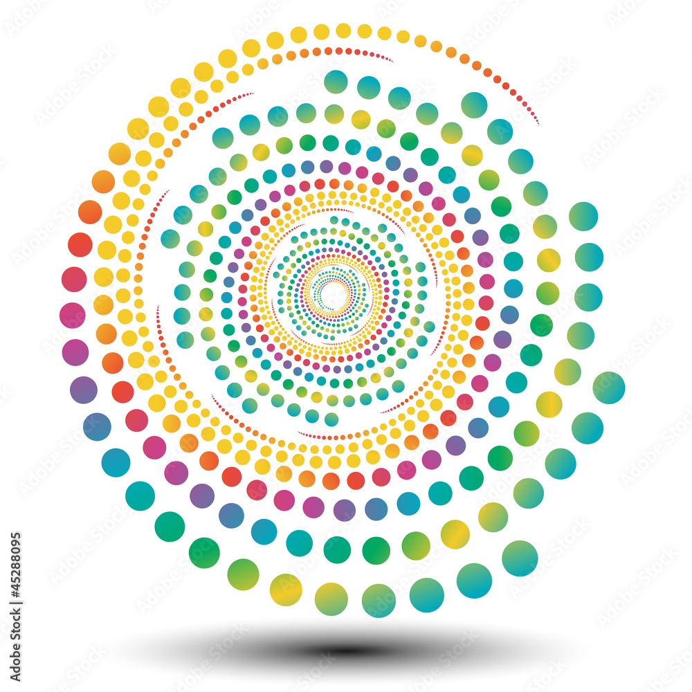 stylish swirl shape, design element Stock Vector | Adobe Stock