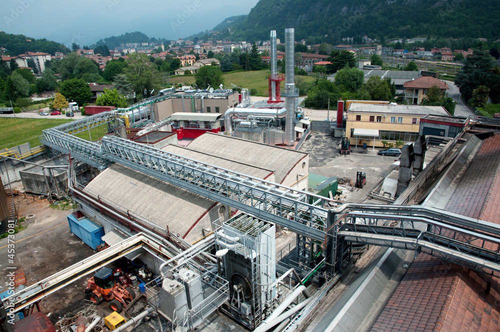 Paper and pulp mill Stock Photo | Adobe Stock