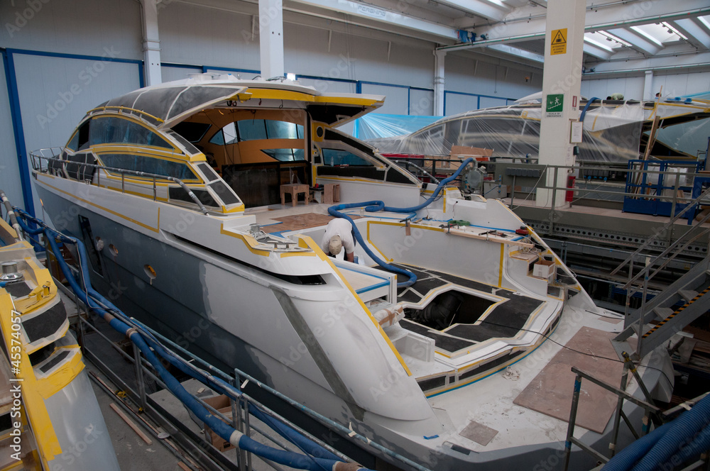 Italian shipyard Stock Photo | Adobe Stock