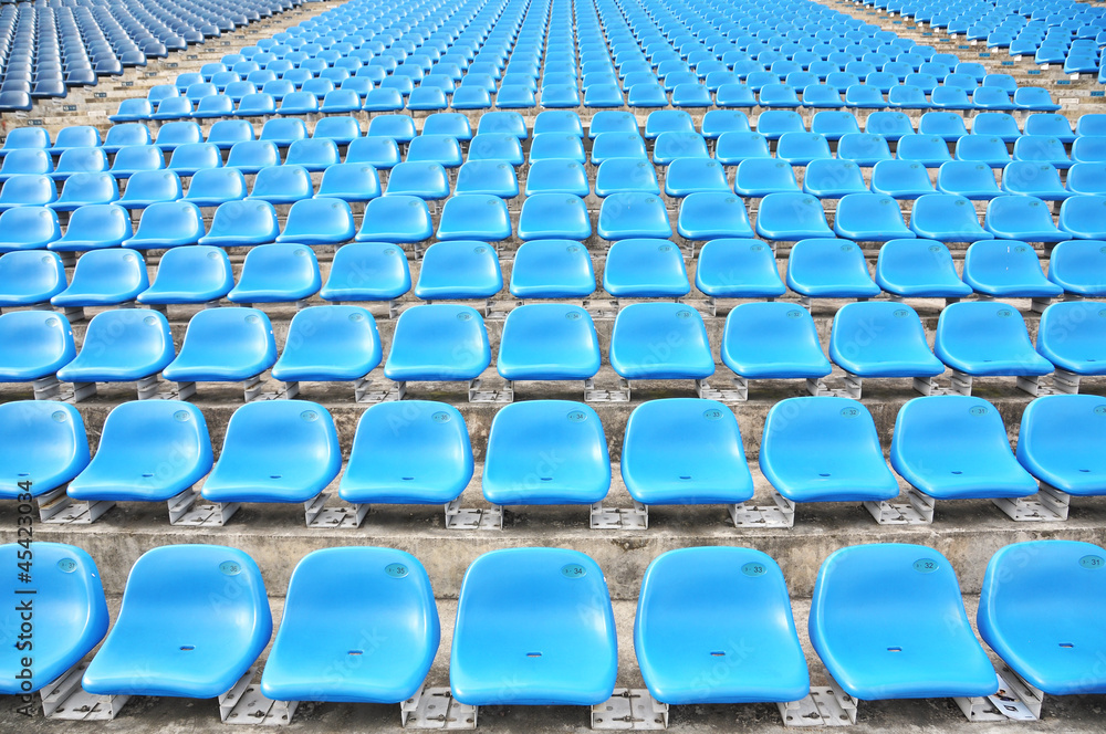 Stadium seats Stock Photo | Adobe Stock