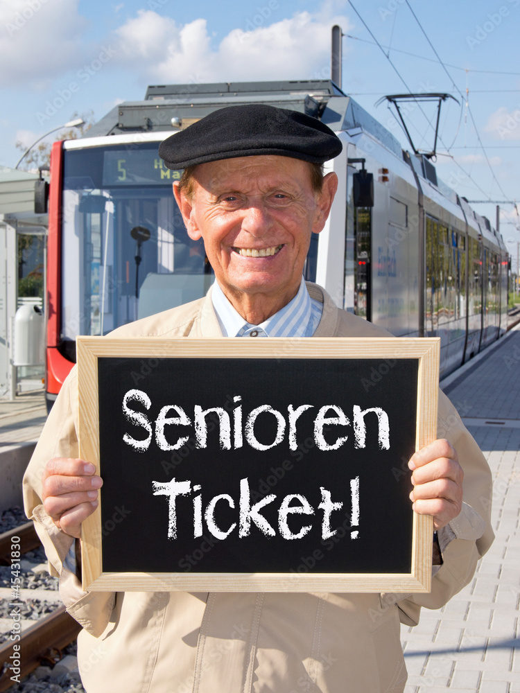 Senioren Ticket Stock-Foto | Adobe Stock