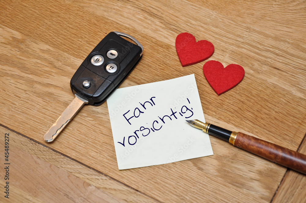 Fahr vorsichtig Stock-Foto | Adobe Stock