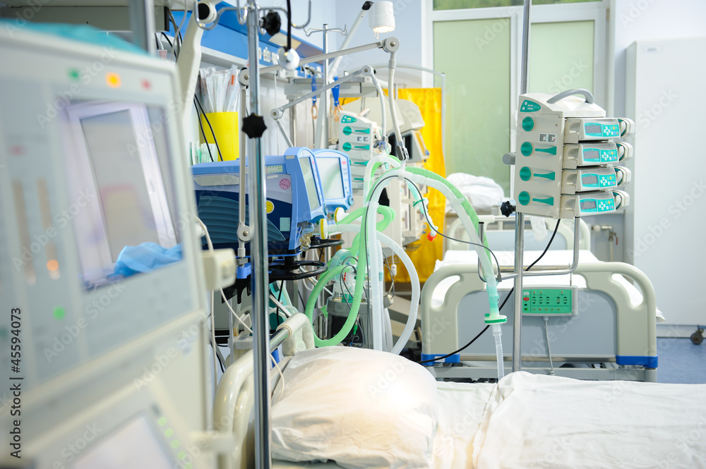 Reanimation ward with modern equipments Stock Photo | Adobe Stock