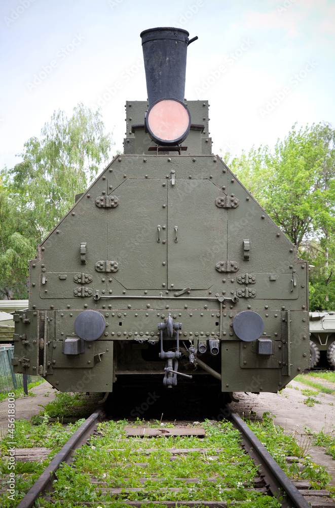 Soviet armored train from WWII period Stock Photo | Adobe Stock