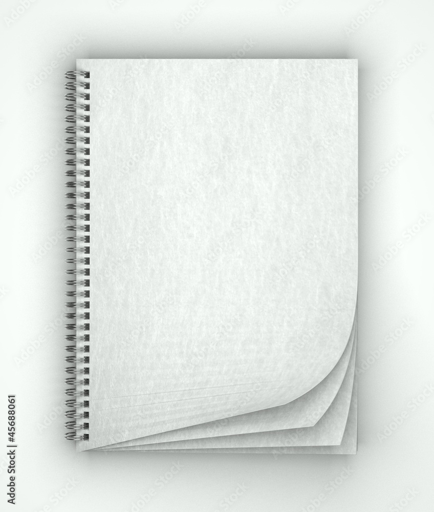 Paper texture in blank note book Stock Illustration | Adobe Stock