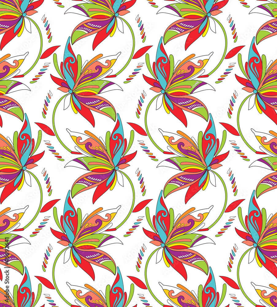 Seamless background for textile design Stock Vector | Adobe Stock
