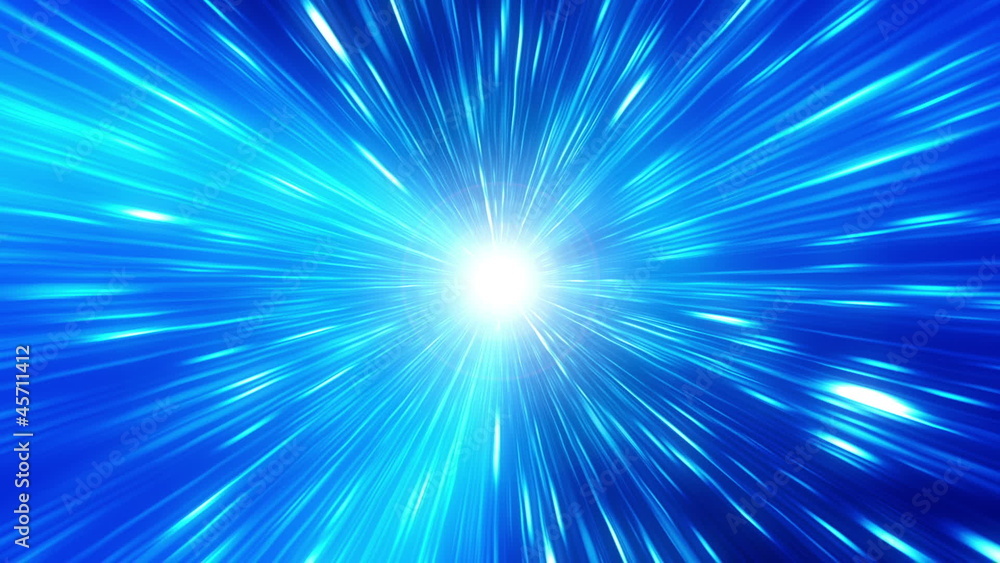 Blue Time Travel Looping Background Stock Video | Adobe Stock