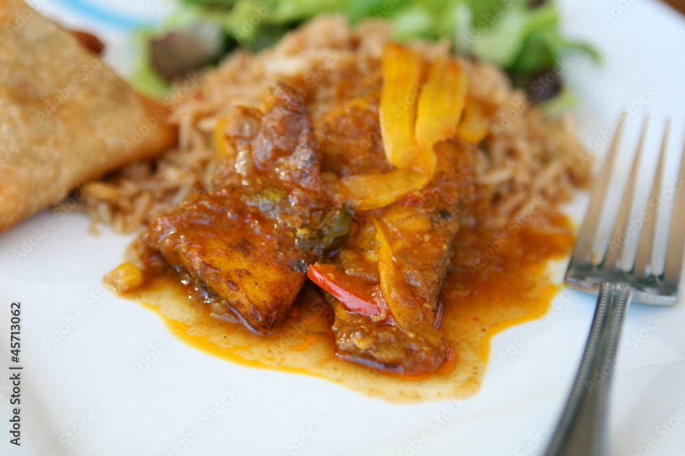 Fish Curry Stock Photo | Adobe Stock