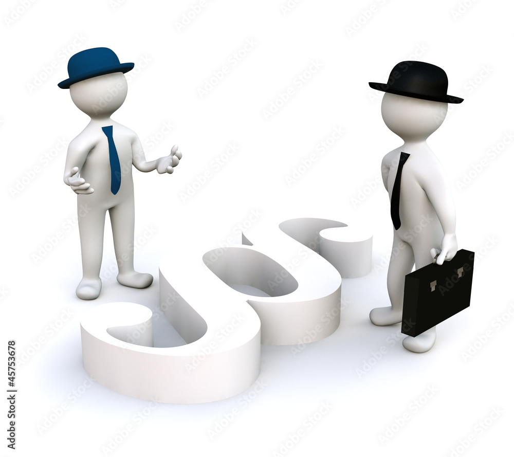 3D Man law suit Stock-Illustration | Adobe Stock