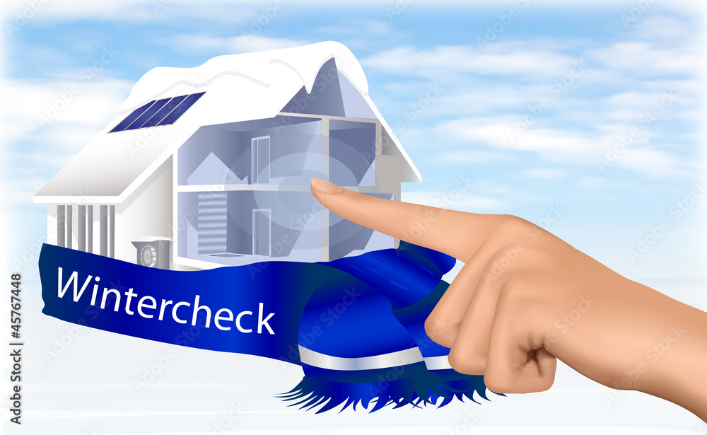 Wintercheck Stock-Vektorgrafik | Adobe Stock