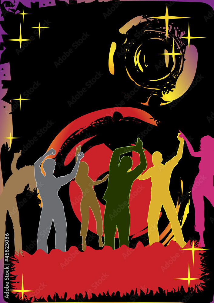 Dance Stock Vector | Adobe Stock