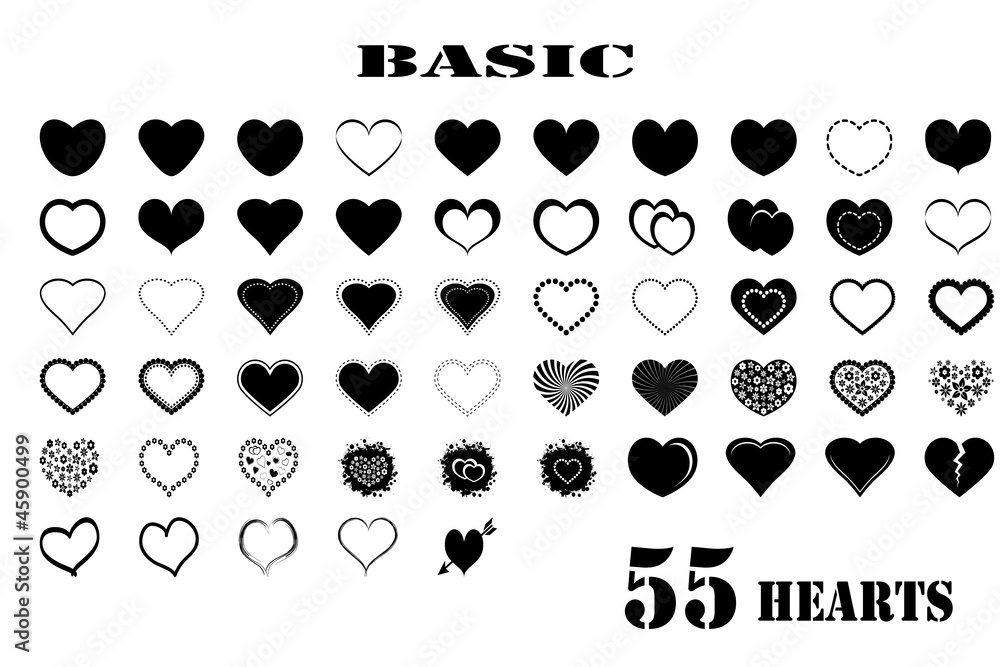 Heart symbol Stock Illustration | Adobe Stock