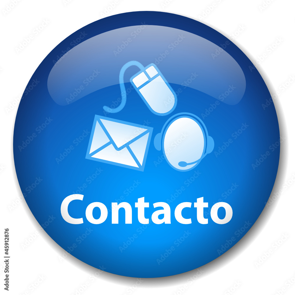Botón Web "CONTACTO" (servicio al cliente llámenos contáctenos) Stock ...