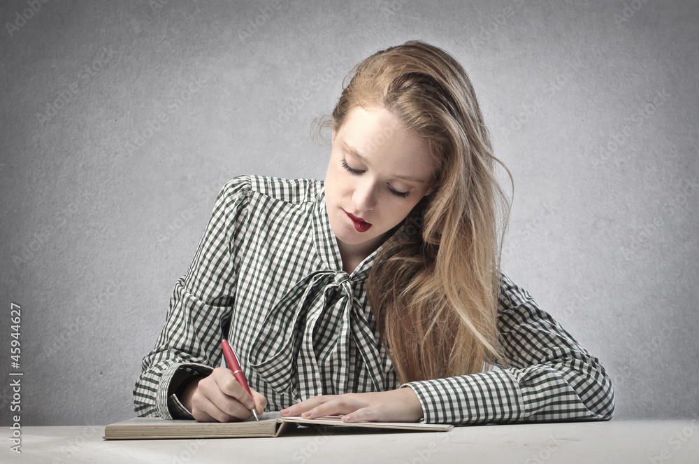 Writing Stock Photo | Adobe Stock