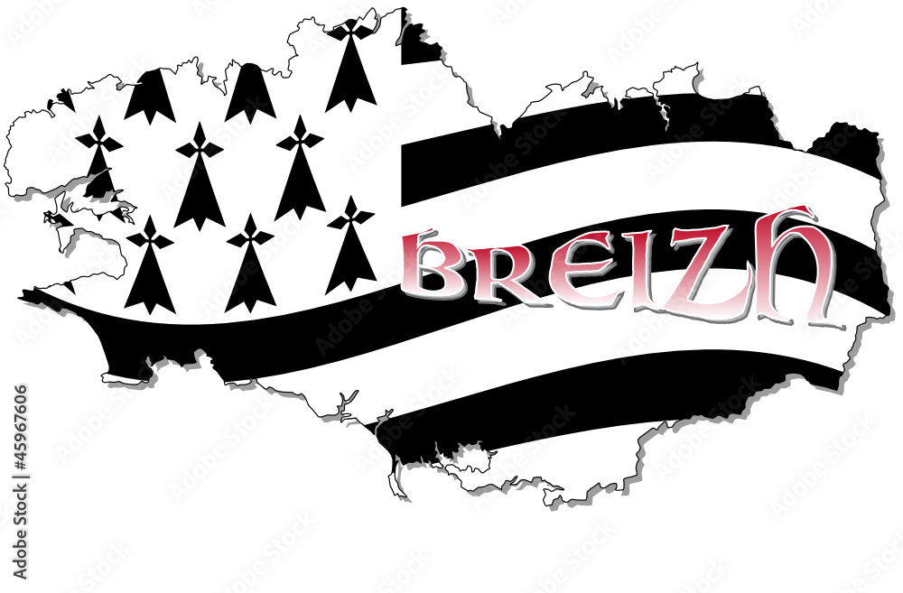 Bretagne Stock-Vektorgrafik | Adobe Stock
