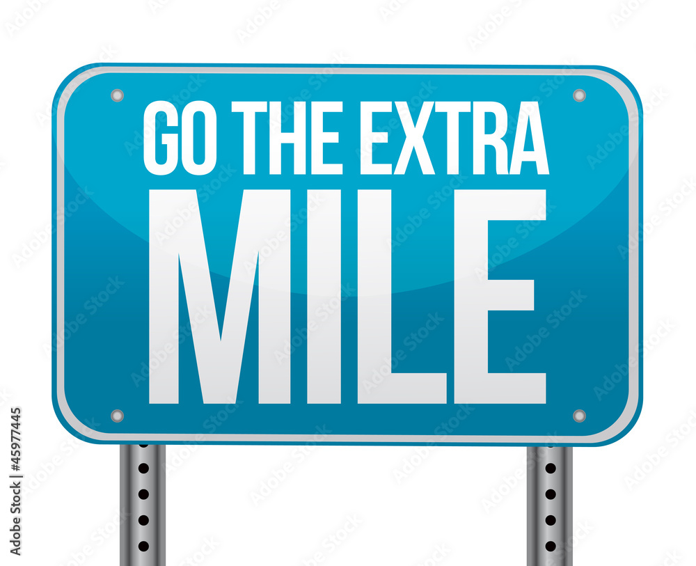 go the extra mile illustration design Stock Illustration | Adobe Stock