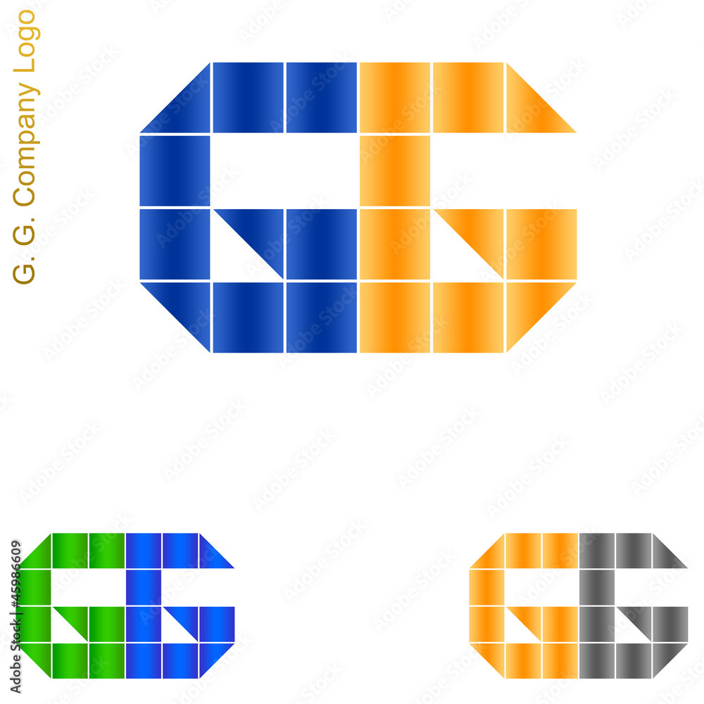 G. G. Company Logo Stock Vector | Adobe Stock