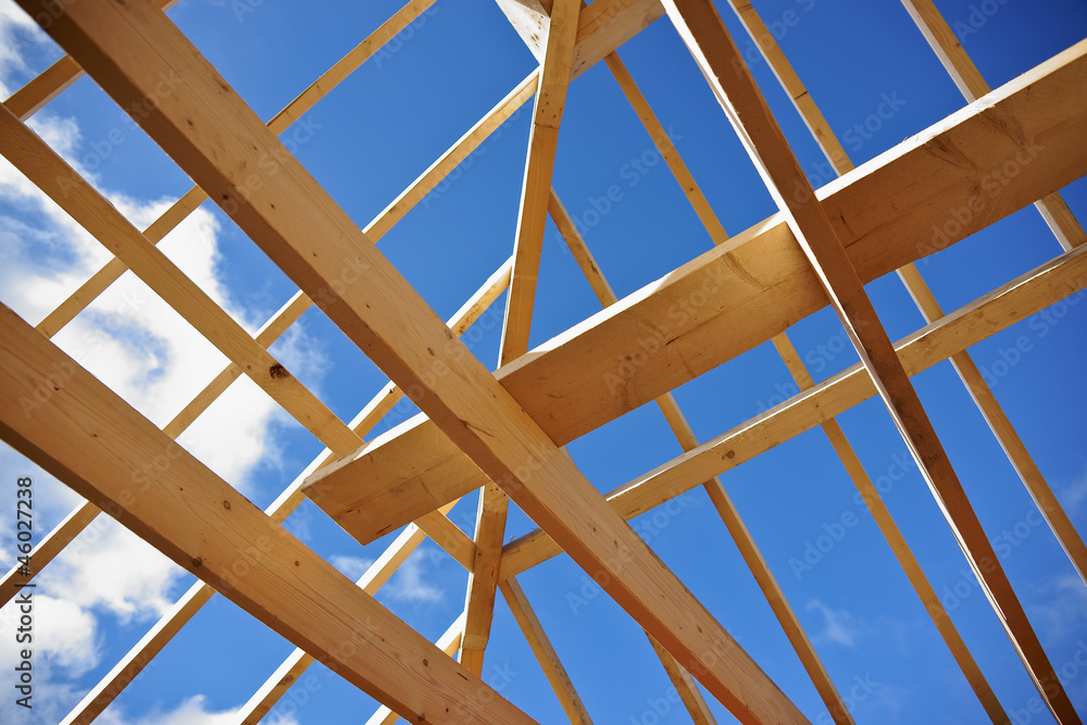 poutres de charpente Photos | Adobe Stock