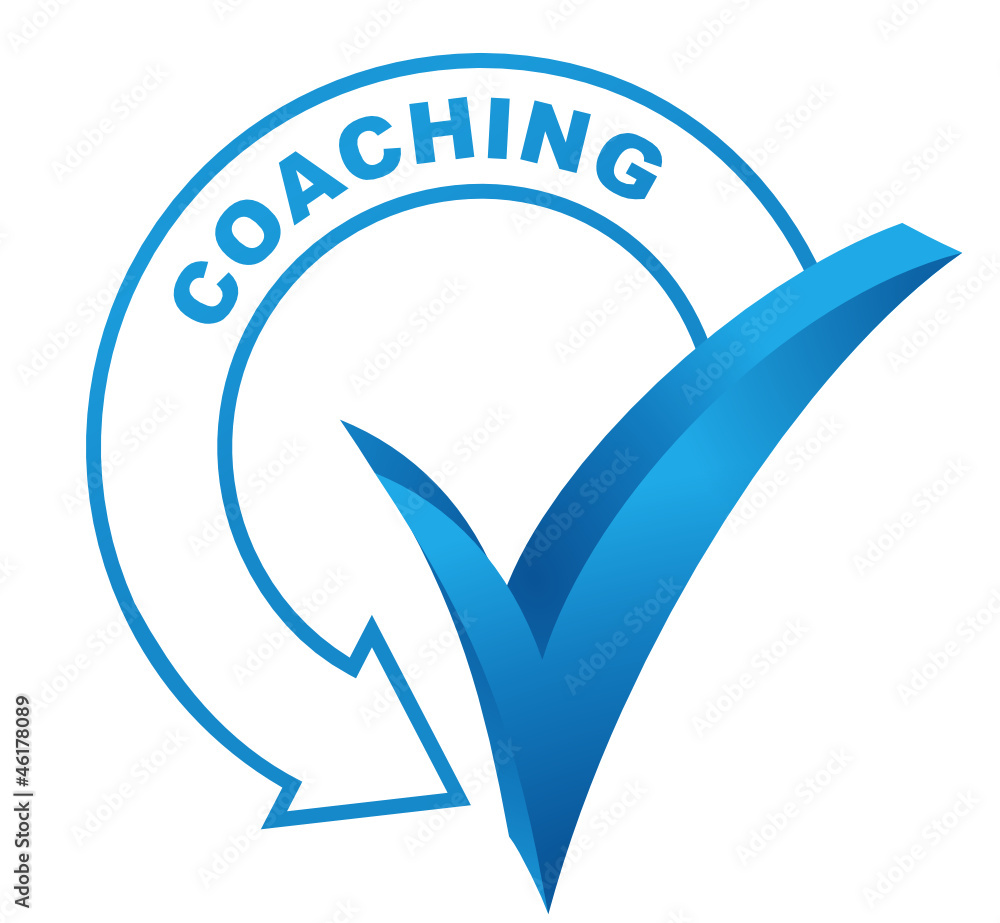 coaching sur symbole validé bleu Stock Vector | Adobe Stock coaching sur symbole validé bleu Stock Vector | Adobe Stock