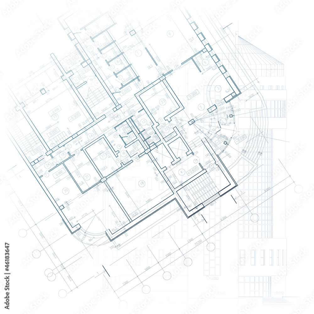 Architectural background for your business site Stock Vector | Adobe Stock