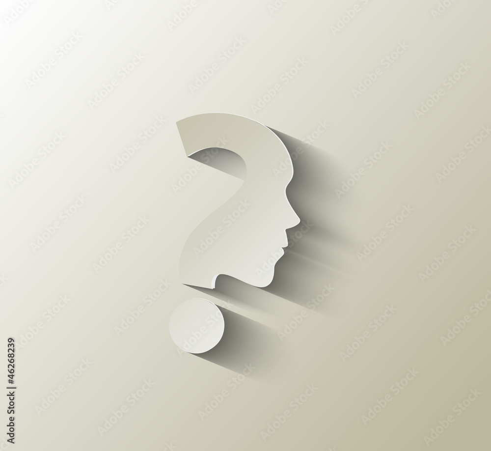 question mark icon, vector Stock Vector | Adobe Stock