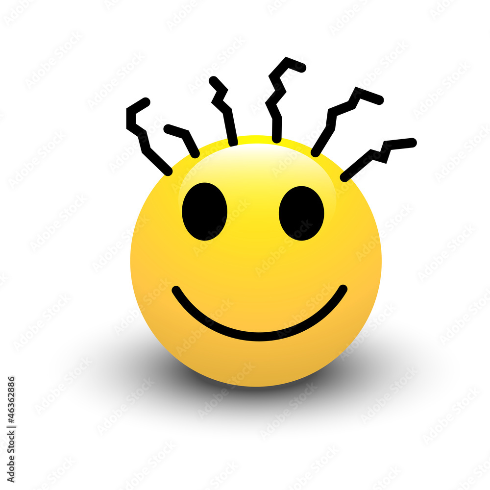 Funny Smiley Vector Stock-Vektorgrafik | Adobe Stock