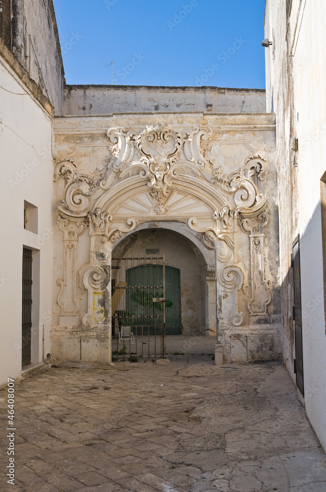 Venturi palace. Copertino. Puglia. Italy. Stock Photo | Adobe Stock