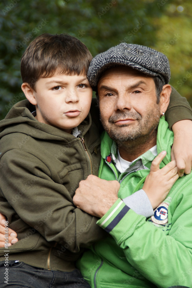Vater und Sohn Stock Photo | Adobe Stock