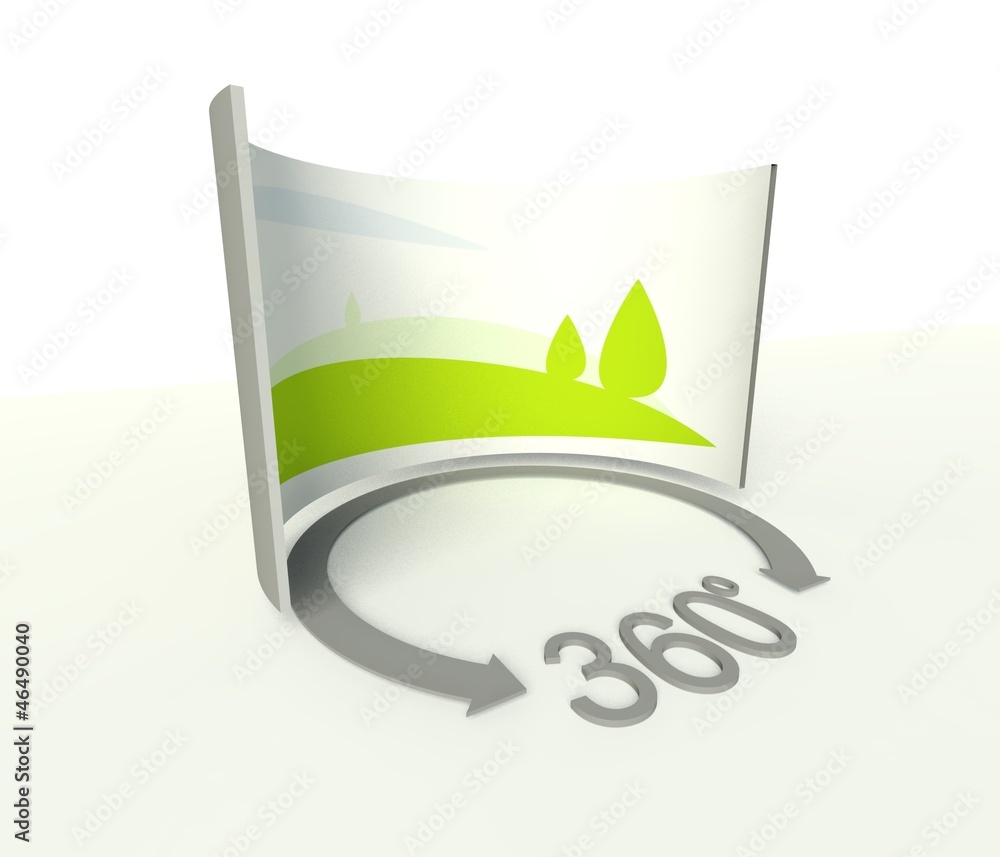 Spherical 360 panorama icon, symbol and sign Stock Illustration | Adobe ...