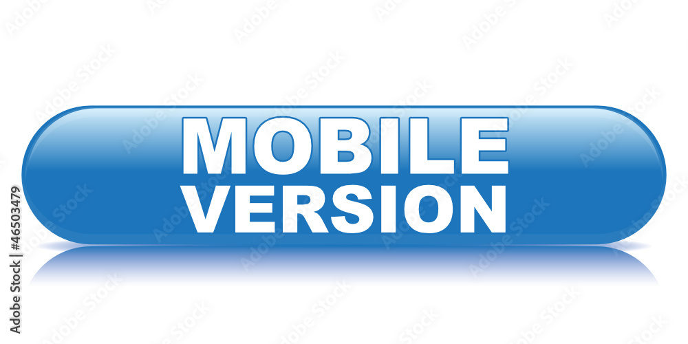 MOBILE VERSION ICON Stock Vector | Adobe Stock