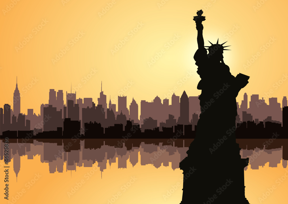 New York City. vector file Stock Vector | Adobe Stock