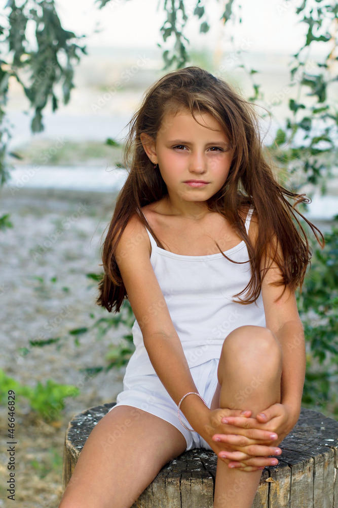 Pretty Little Girl Stock Photo Adobe Stock
