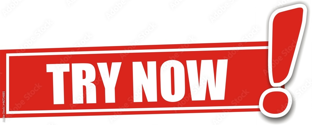 étiquette try now 素材庫向量圖 | Adobe Stock