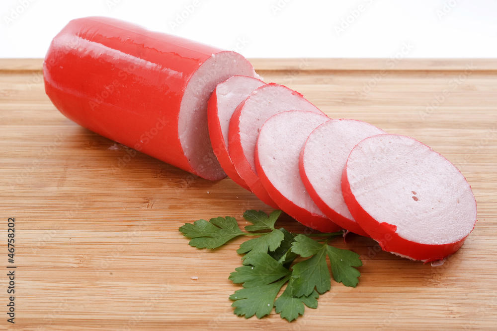 cervelat sausage Stock Photo | Adobe Stock