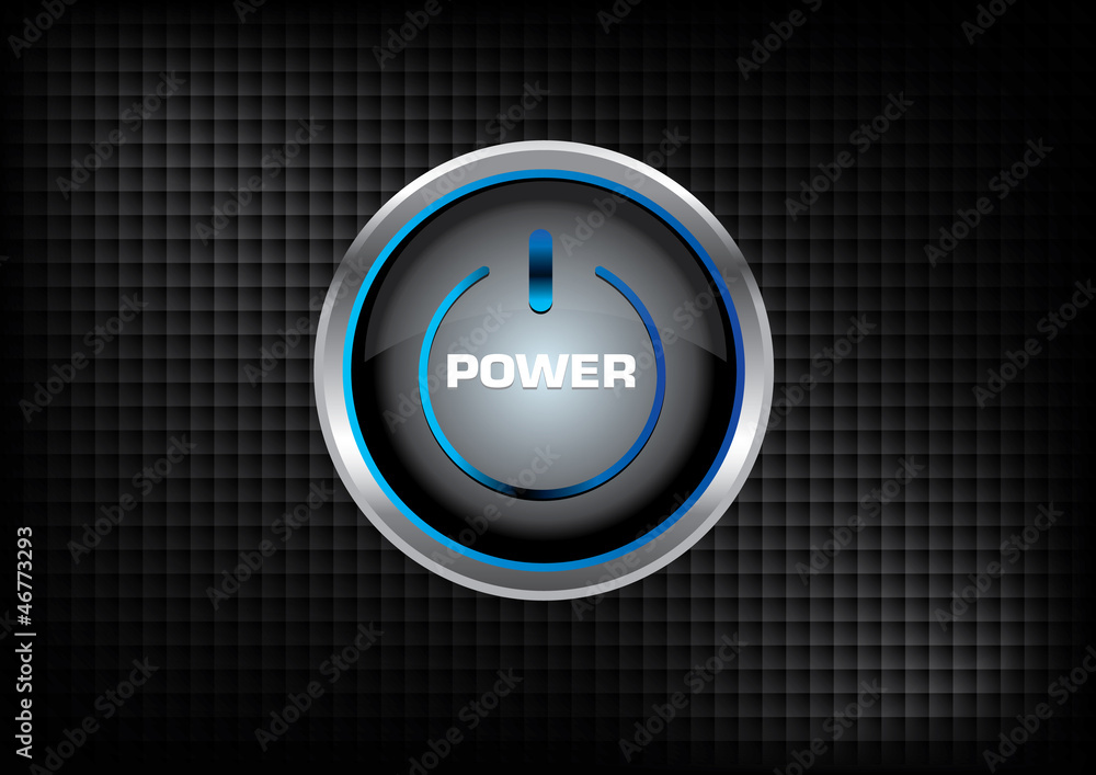 power button vector and dark background design Stock Vector | Adobe Stock