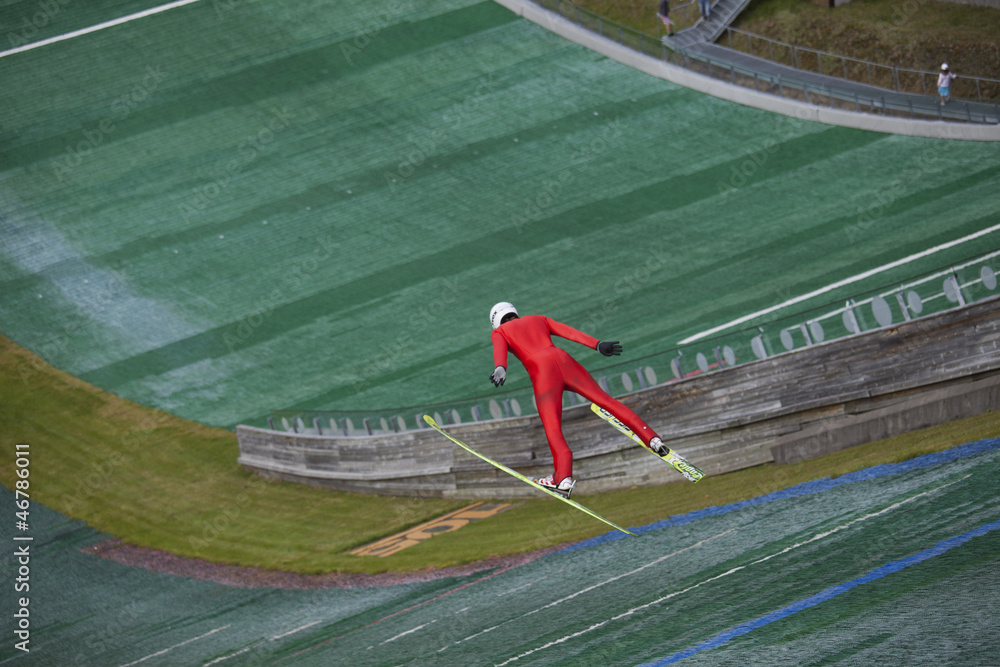 Ski jumping Stock Photo | Adobe Stock