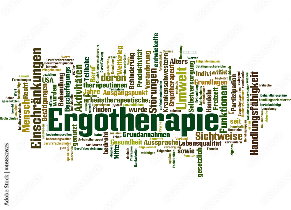 Ergotherapie Stock-Vektorgrafik | Adobe Stock