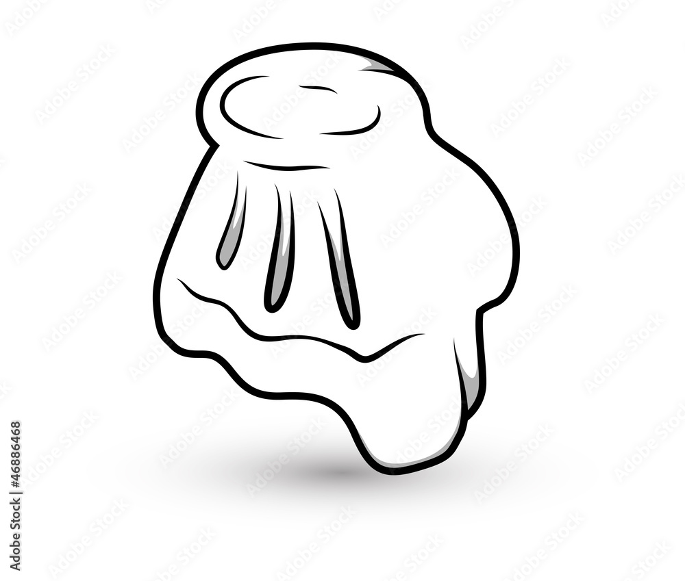 Cartoon Hand - Punch Pointing Down - Vector Illustration Stock Vector ...