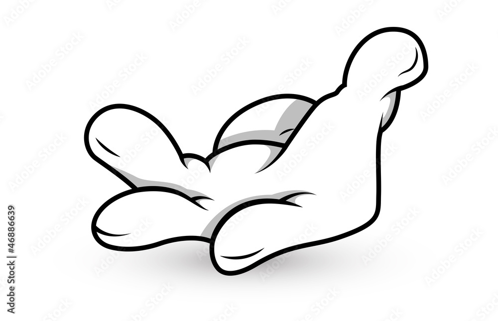 Cartoon Hand - Vector Illustration Stock Vector | Adobe Stock