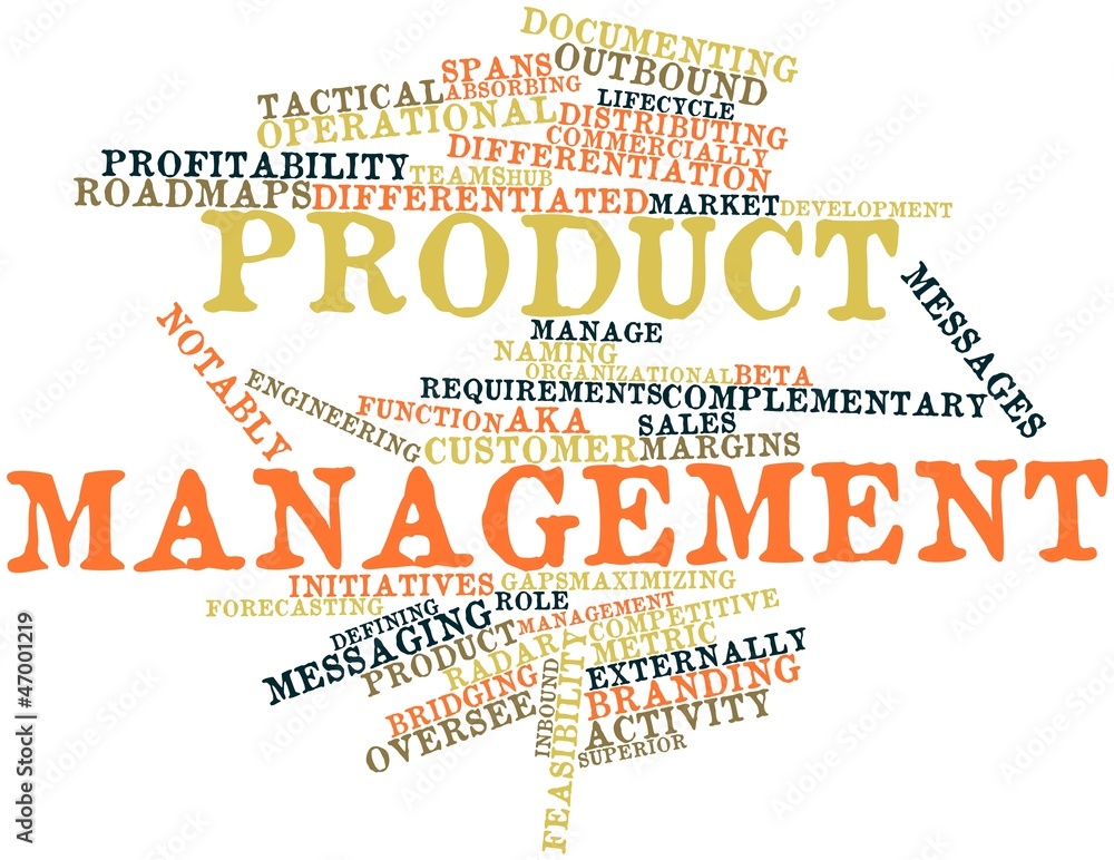 Word cloud for Product management Stock Illustration | Adobe Stock