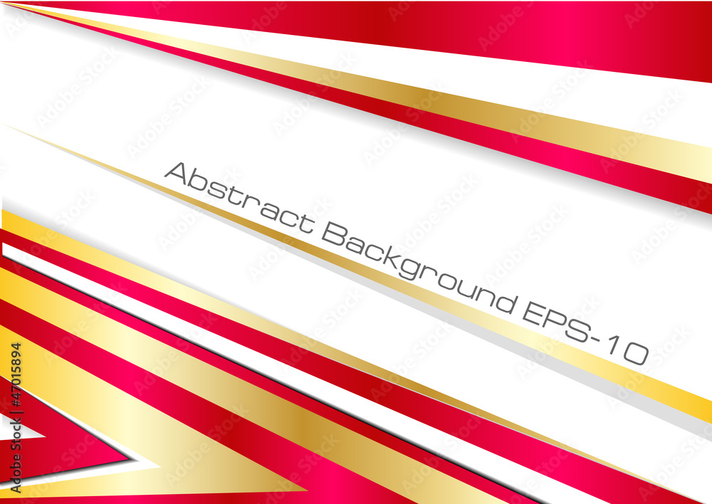 Vector red and gold background Stock Vector | Adobe Stock