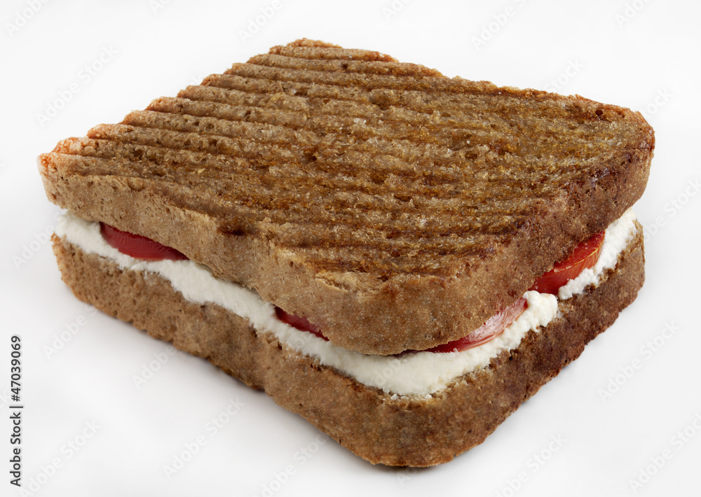 beyaz peynirli tost Stock Photo | Adobe Stock