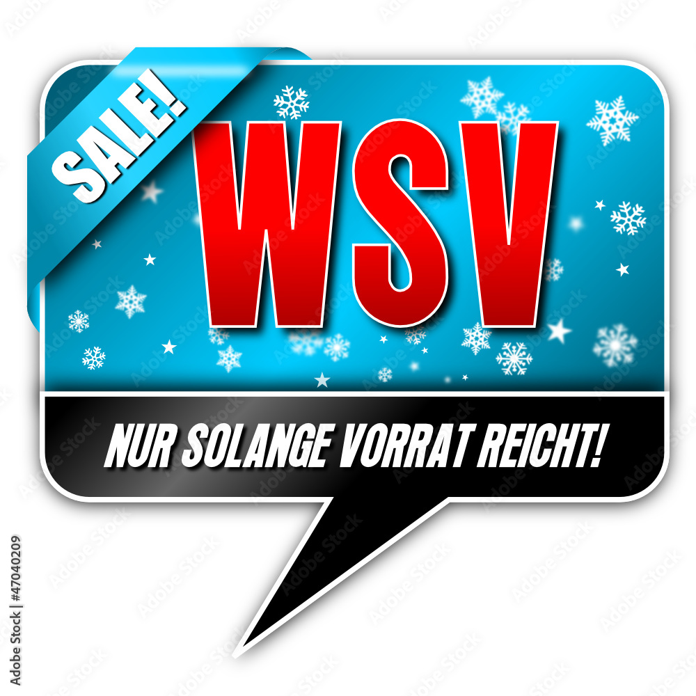 WSV, Vektor button Stock-Vektorgrafik | Adobe Stock