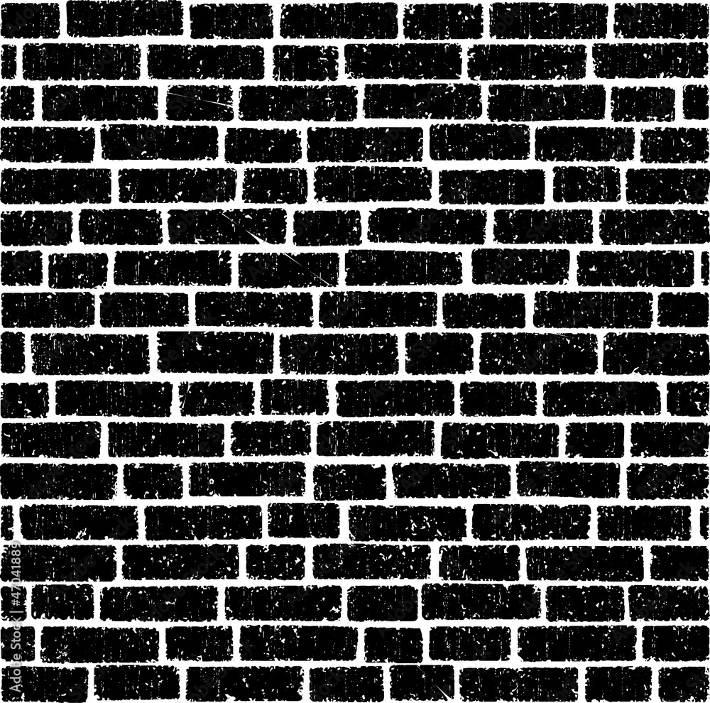 Ancient brick wall vector background Stock Vector | Adobe Stock