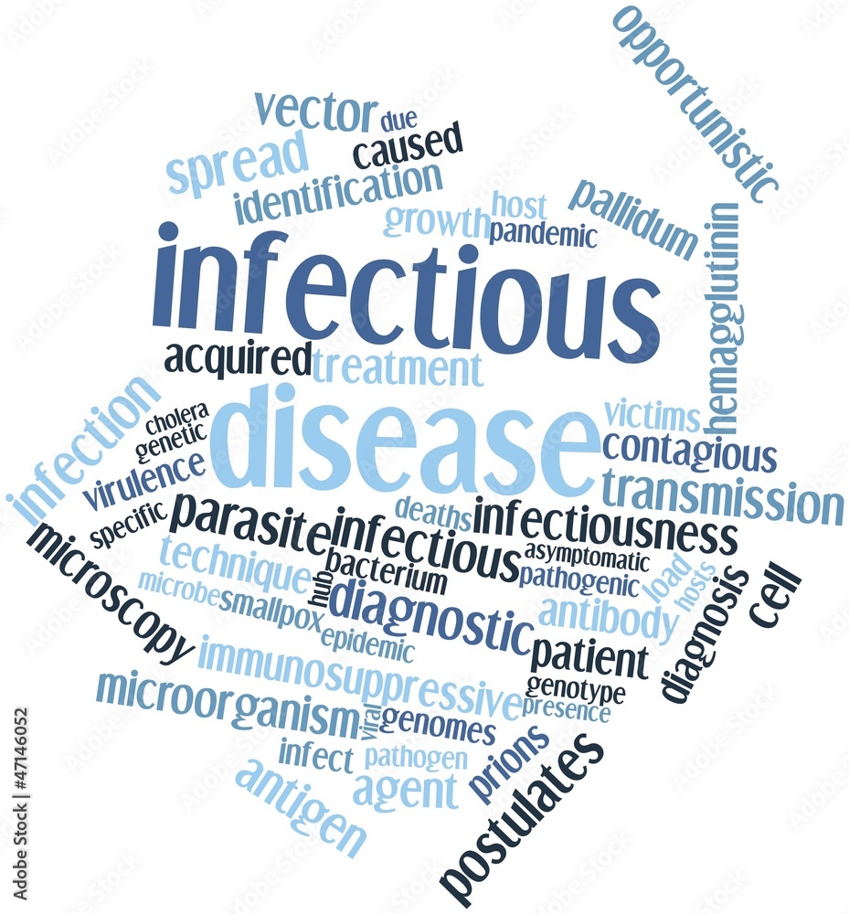 Word cloud for Infectious disease Stock Illustration | Adobe Stock