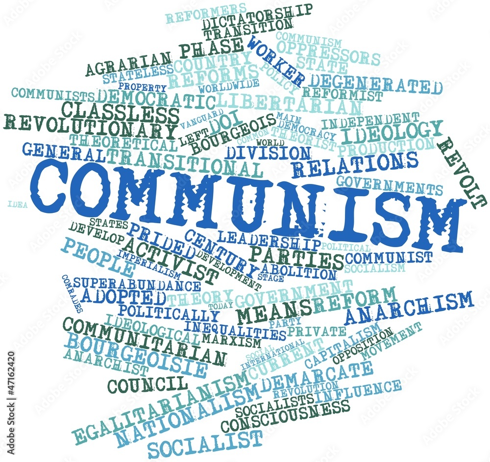 Word cloud for Communism Stock Illustration | Adobe Stock