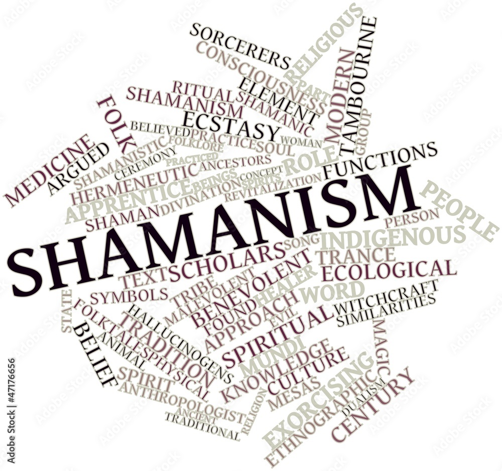 Word cloud for Shamanism Stock Illustration | Adobe Stock