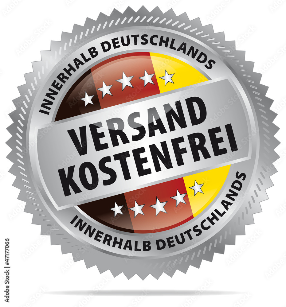 Vetor de Versand kostenfrei - innerhalb Deutschlands do Stock | Adobe Stock