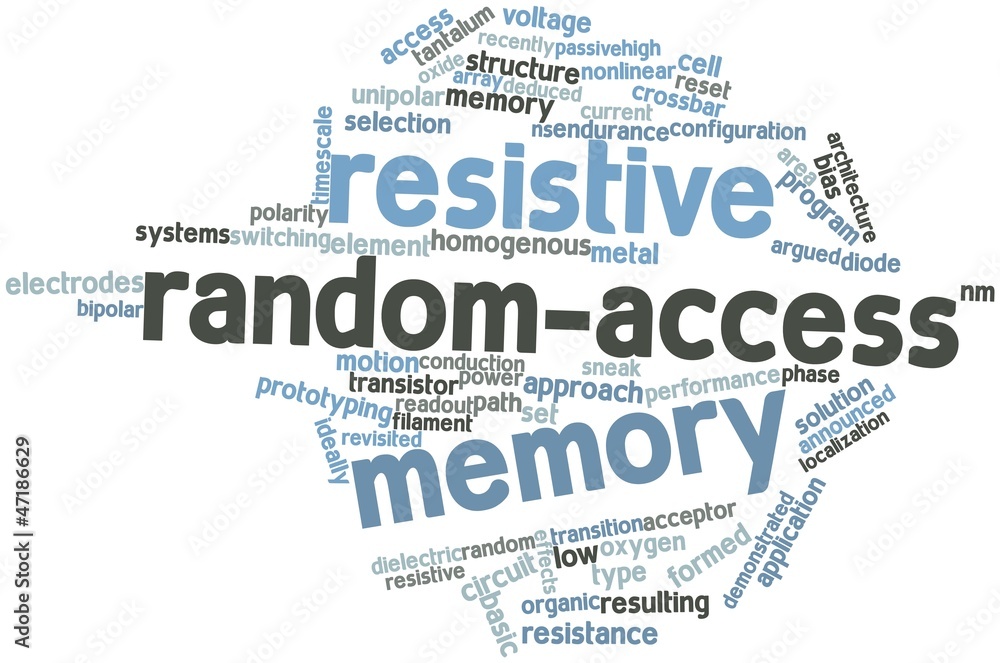 Word cloud for Resistive random-access memory Stock Illustration ...